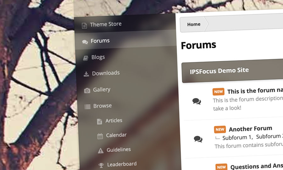 ipsfocus - IPS Themes - Dashboard